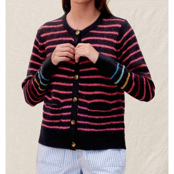 Sundry | Sweaters | New Sundry Stripe Cardigan In Multi | Poshmark